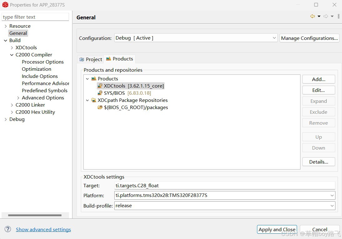 ccs项目配置_ccs10使用c2000-CSDN博客