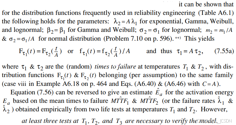 Reliability: Accelerated Testing_eyring model-CSDN博客