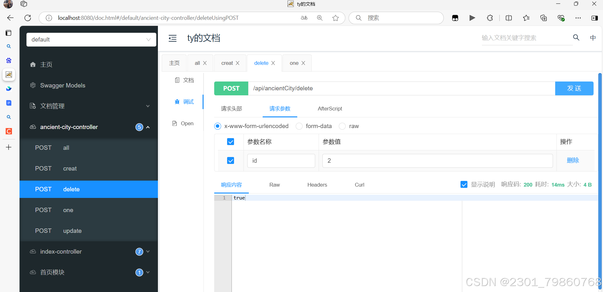 swagger2 (knife4J)-CSDN博客