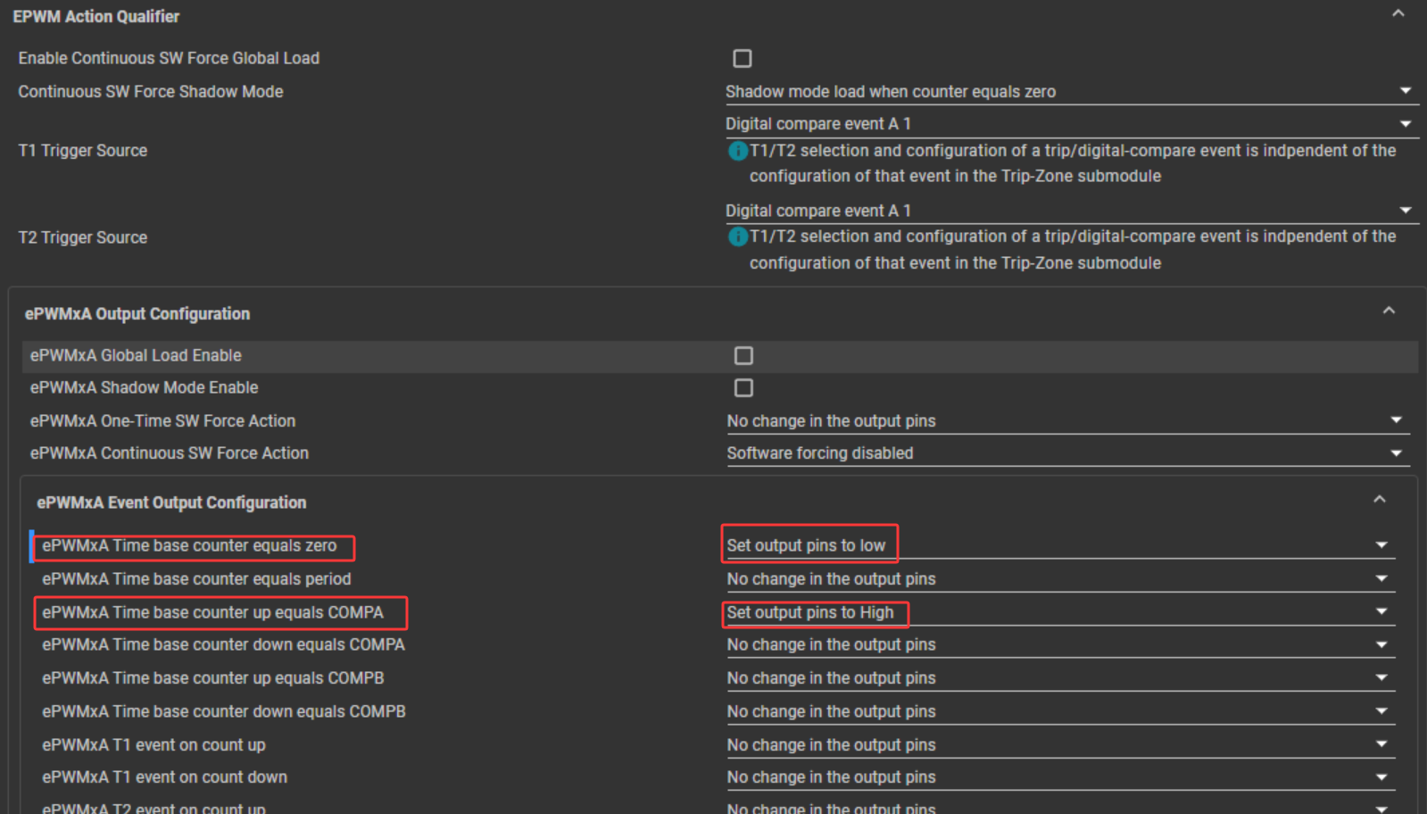 电赛电源学习——C2000F2800157学习笔记6——EPWM介绍及配置_c2000 epwm-CSDN博客