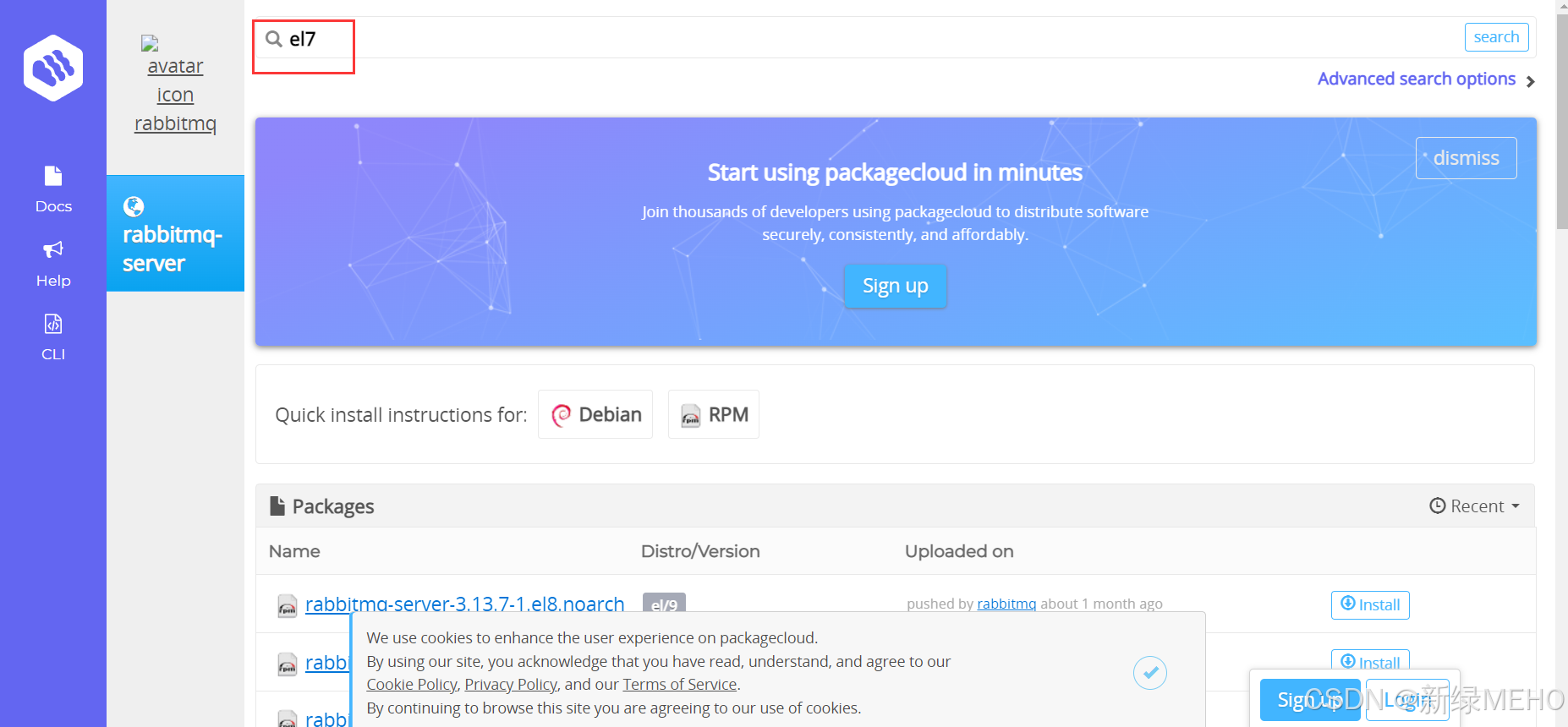 详解RabbitMQ在Centos上的安装_centos安装rabbitmq-CSDN博客