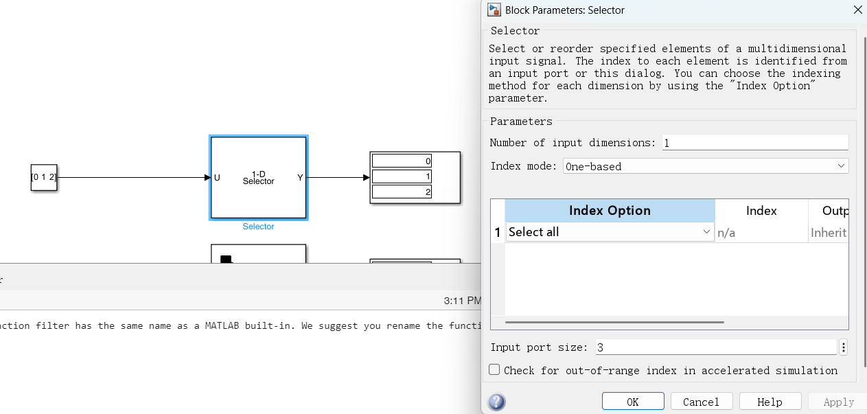 Simulink：Selector_simulink selector-CSDN博客