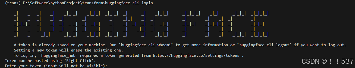 从huggingface下载模型报401错误 _huggingface 401-CSDN博客