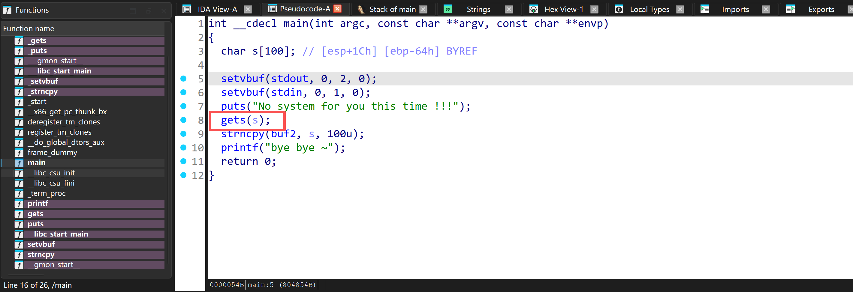 基本ROP（ret2shellcode）_rop偏移量-CSDN博客