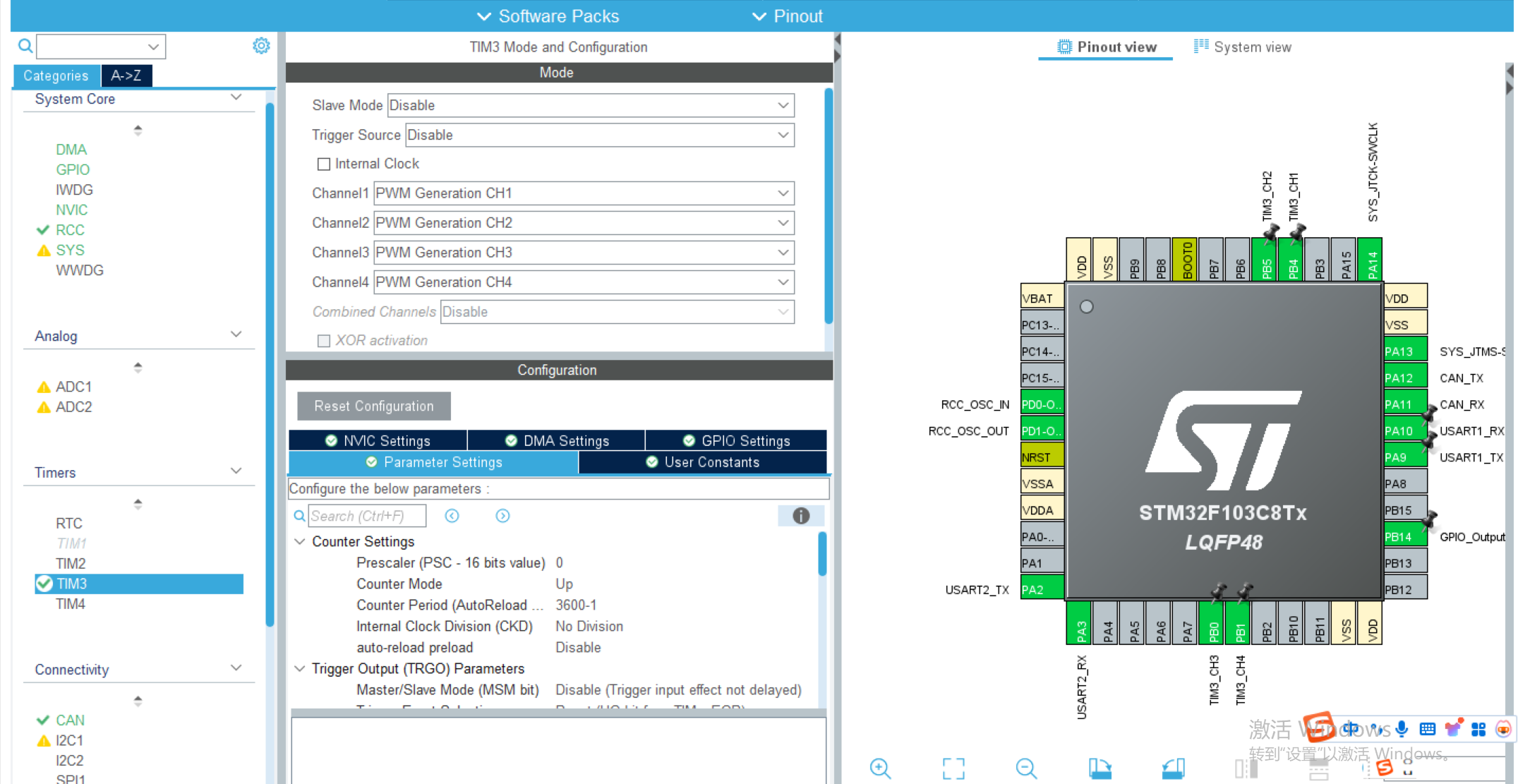 【STM32】HAL库 CubeMX之PWM输出_stm32cubemx pwm输出-CSDN博客