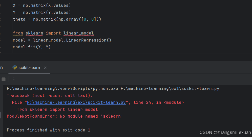 pycharm中无法调用scikit-learn机器学习库_pycharm scikit-learn-CSDN博客