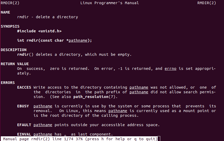 Linux目录操作之rmdir, mkdir, chdir._mkdir函数-CSDN博客