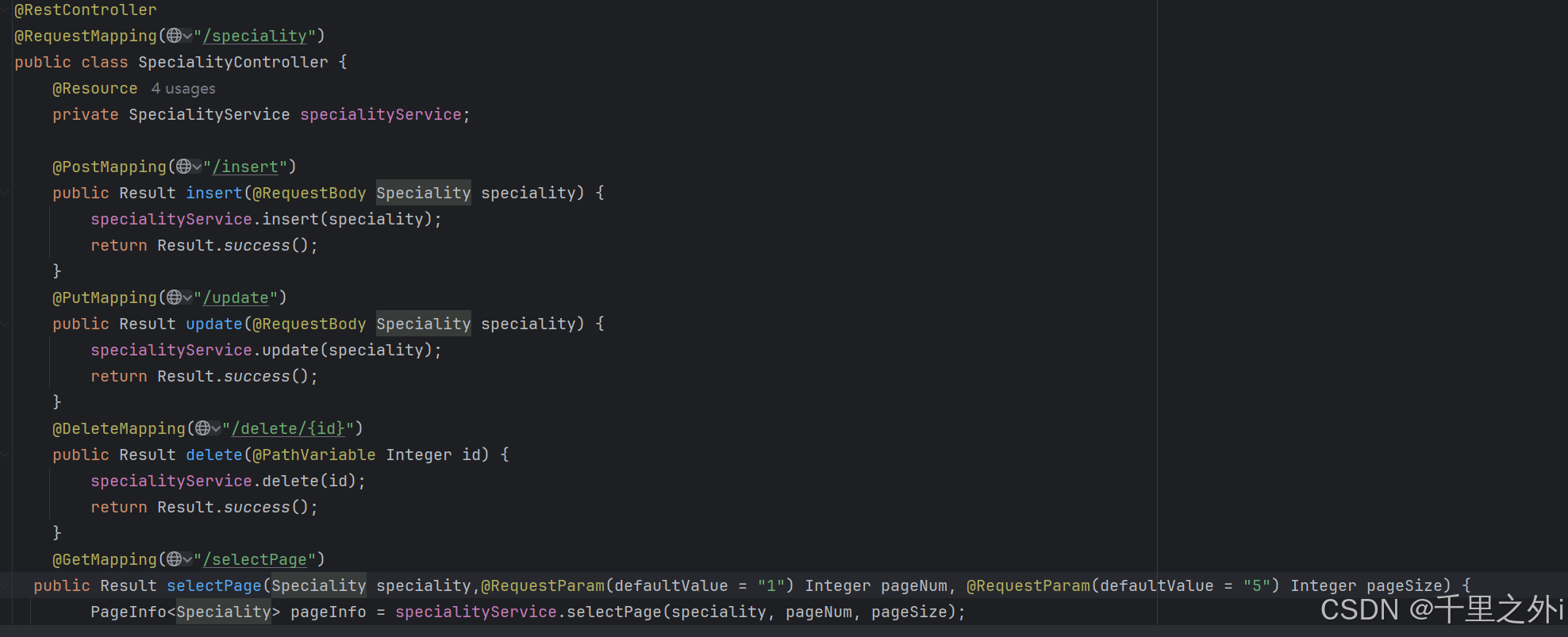 Springboot增删改查详细操作springboot Mapper增删改查 Csdn博客