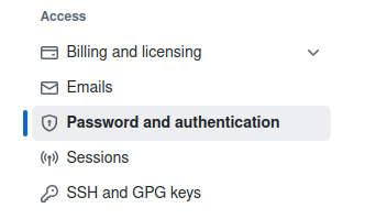 github 的几种登录方式：Password, Passkeys, Two-factor authentication ； SSH and GPG keys_this browser or ...
