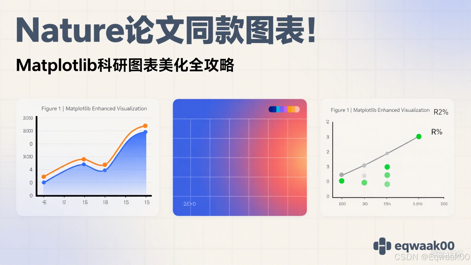 Nature论文同款图表！Matplotlib科研图表美化全攻略_科研配图配色matplotlib-CSDN博客