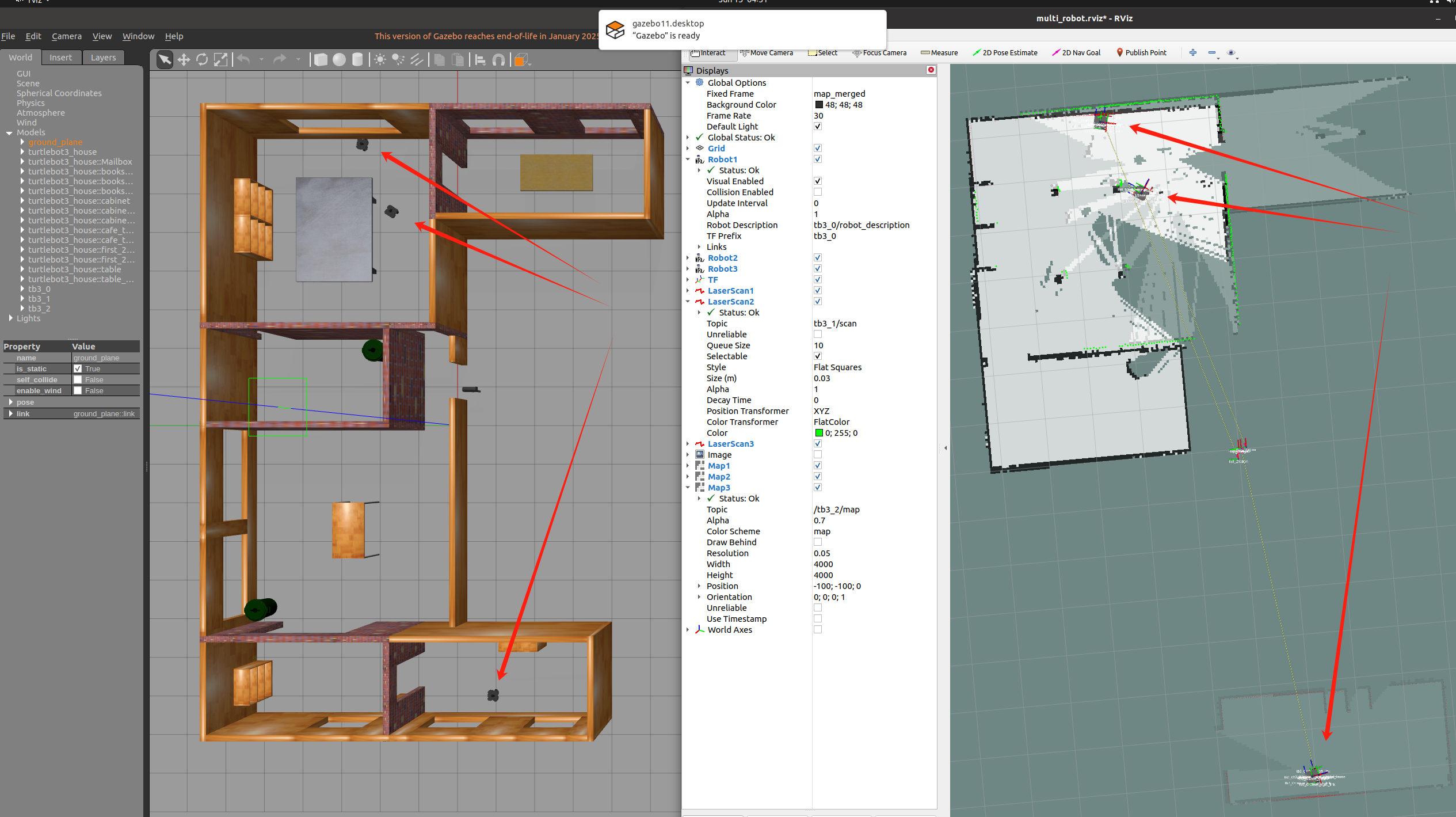 gazebo中多个机器人在rviz上联合SLAM建图_rviz多个机器人-CSDN博客