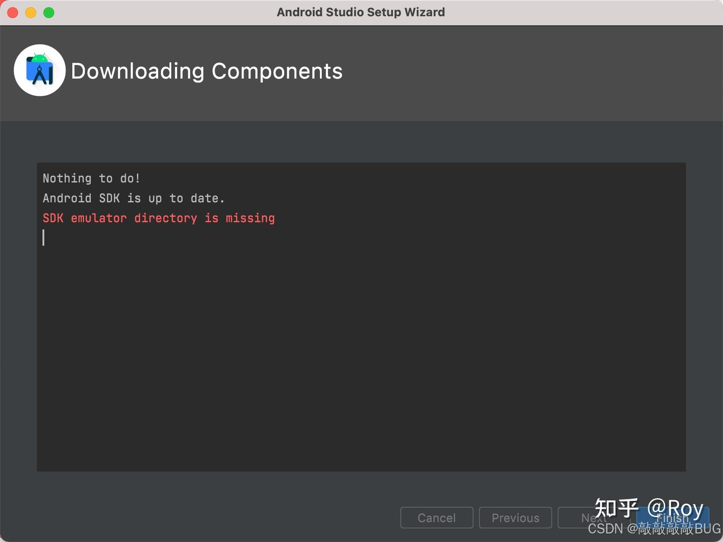 No Android SDK found or SDK emulator directory is missing-CSDN博客