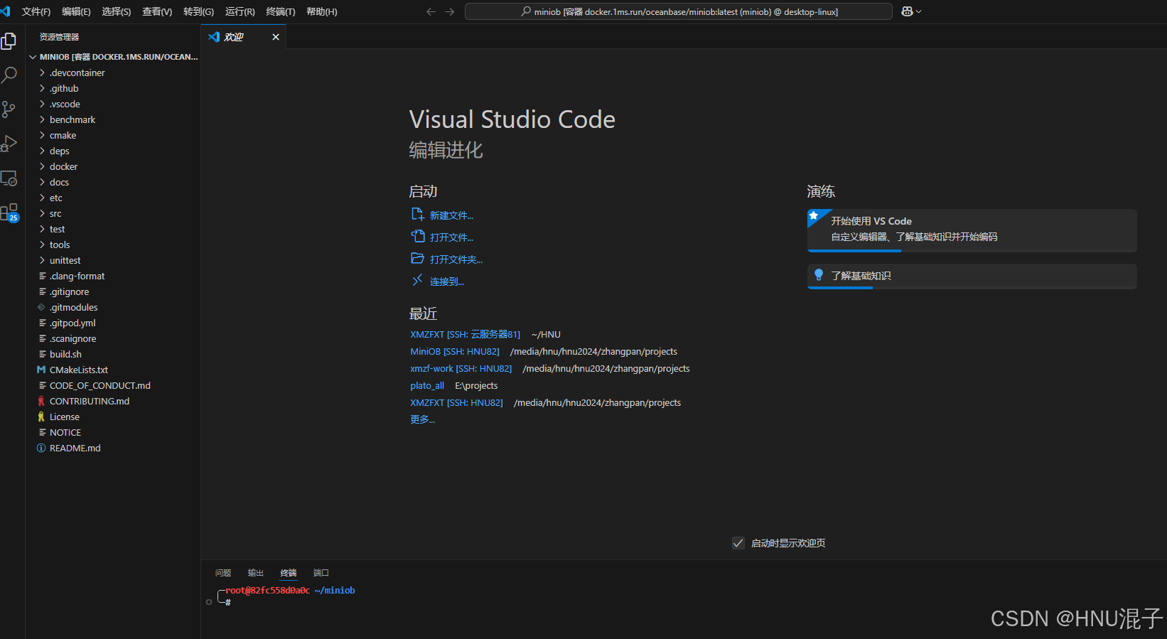 docker + vscode开发 MiniOB_vscode miniob-CSDN博客