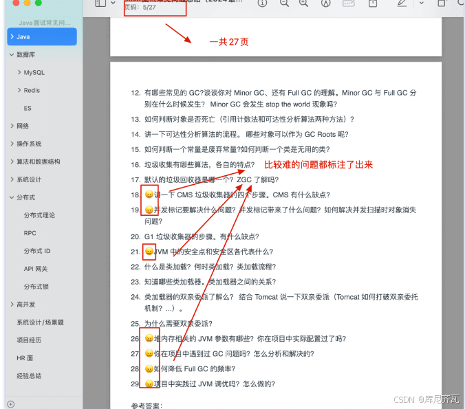Java 面试常见问题总结（2025 最新版）java2025面试 Csdn Csdn博客