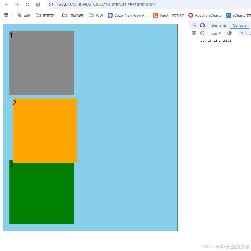 html+css基础：17、css2的定位(相对定位、绝对定位、固定定位、粘性定位、定位层级、定位可越过padding、定位特殊应用)-CSDN博客