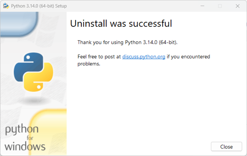 卸载 Python 报错 Could not set file security for file ..._could not set file security关不掉-CSDN博客