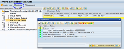 SAP EWM: Wave Management (Configuration & Execution)_sap capacity profile for wave-CSDN博客
