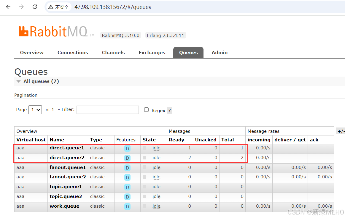 详解SpringBoot整合RabbitMQ之路由模式_springboot rabbitmq路由模式-CSDN博客