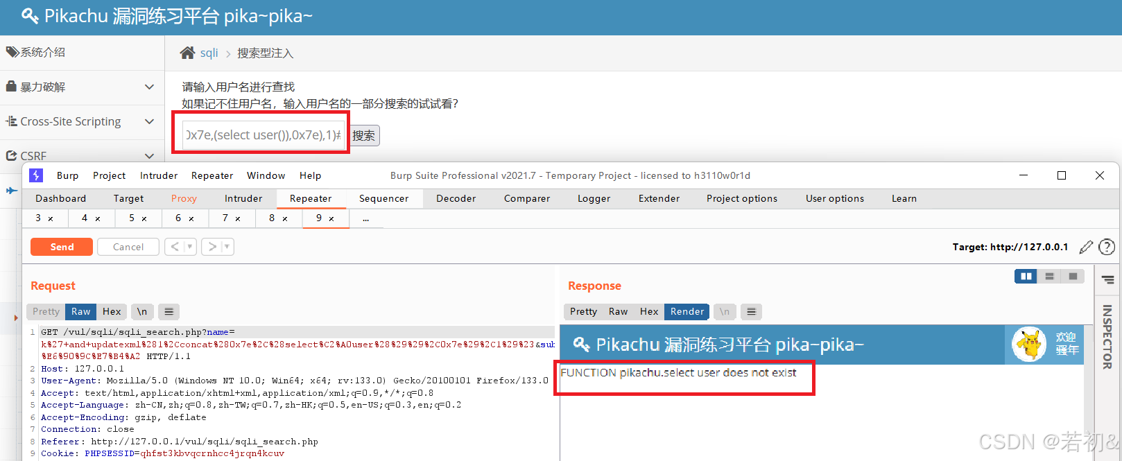 新手小白入门——SQL注入之报错注入_updatexml-CSDN博客