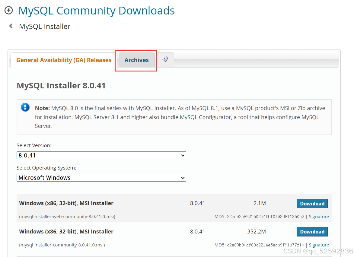 MySQL安装(window10版)_windows10 mysql数据库下载-CSDN博客