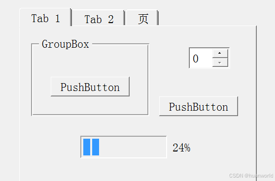 Qt5.15 C++ QTabWidget 样式颜色_qt cpp设置样式 fusion-CSDN博客