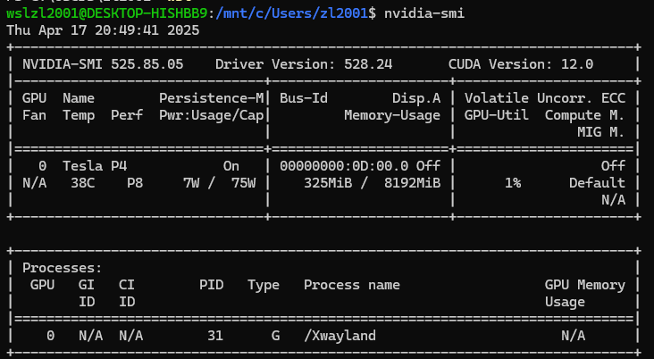 WSL2 / Docker GPU nvidia-smi 无法获得GPU环境Failed to initialize NVML: GPU access blocked by the ...
