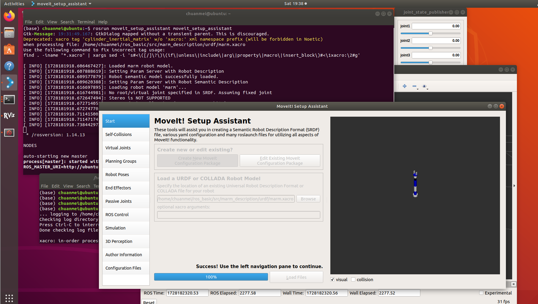 Deprecated: xacro tag ‘cylinder_inertial_matrix‘ w/o ‘xacro:‘ xml ...