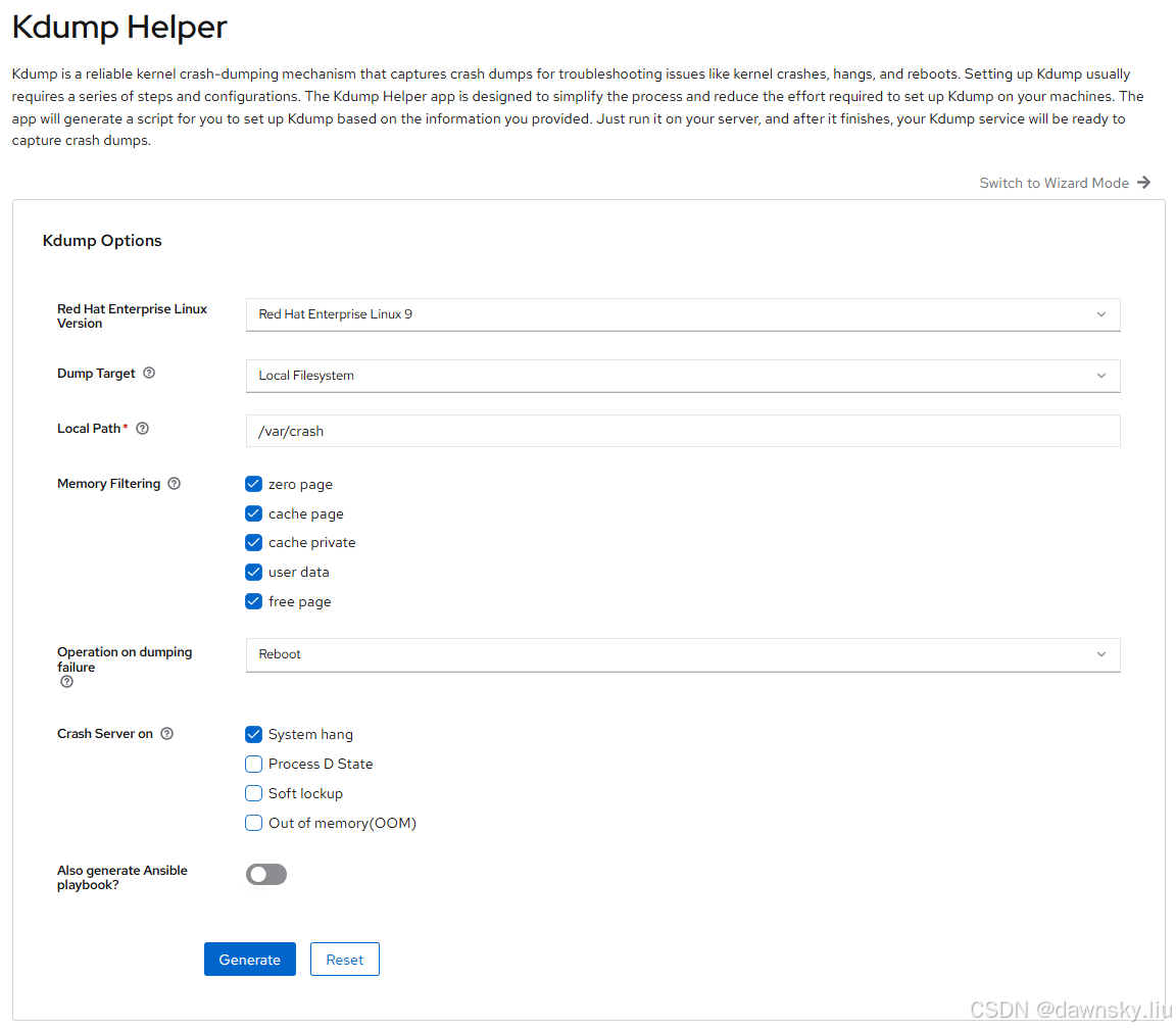 RHEL故障诊断3 - 为系统配置 Kdump-CSDN博客