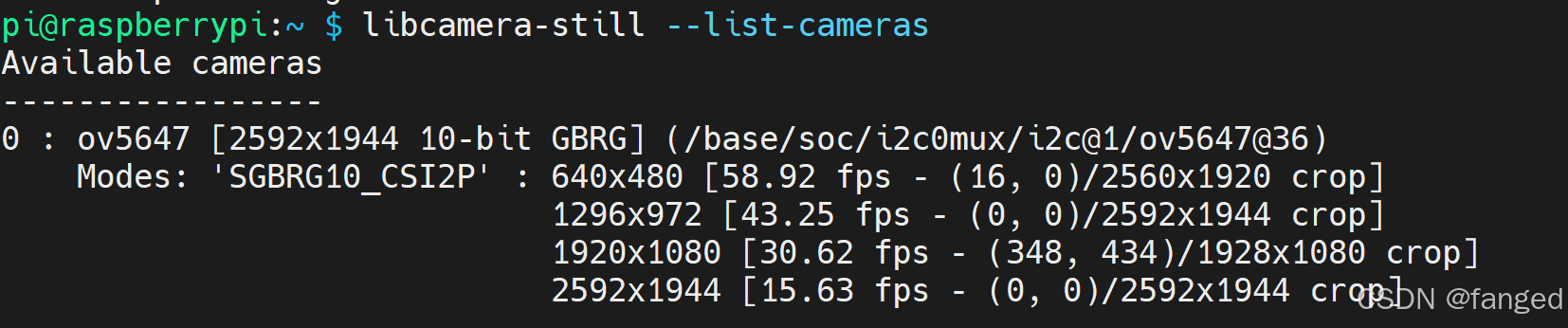 树莓派外挂Camera1（基操）_unicam (platform:fe801000.csi):-CSDN博客