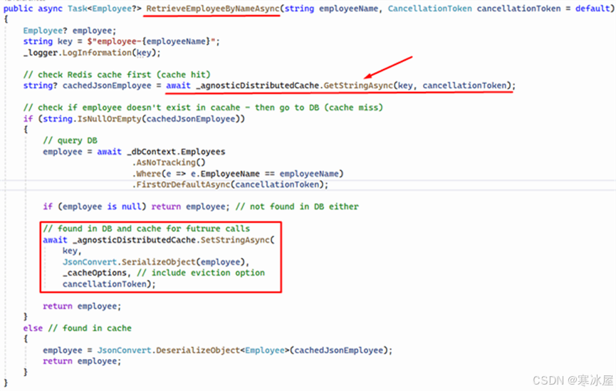 将IDistributed Cache与EF Core配合使用_idistributedcache-CSDN博客