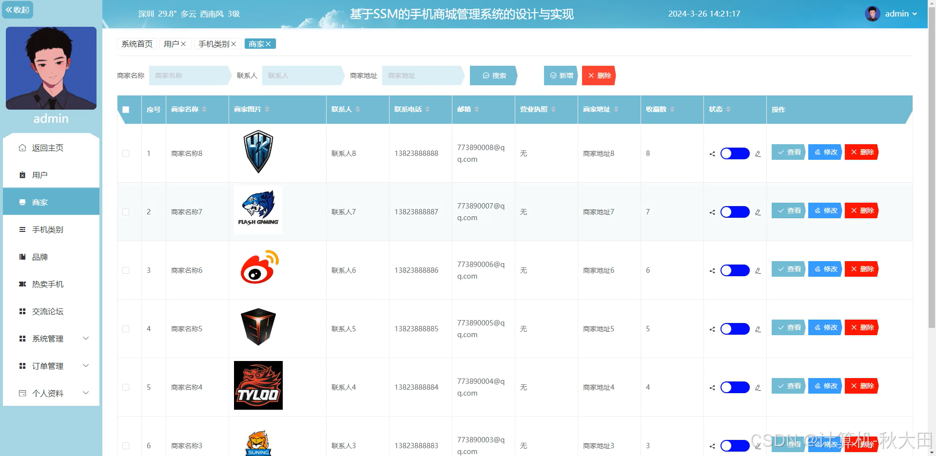 2026精选课题-基于SSM的手机商城管理系统的设计与实现-CSDN博客