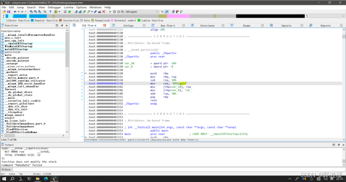 [学习笔记]攻防世界—easyre-xctf-CSDN博客