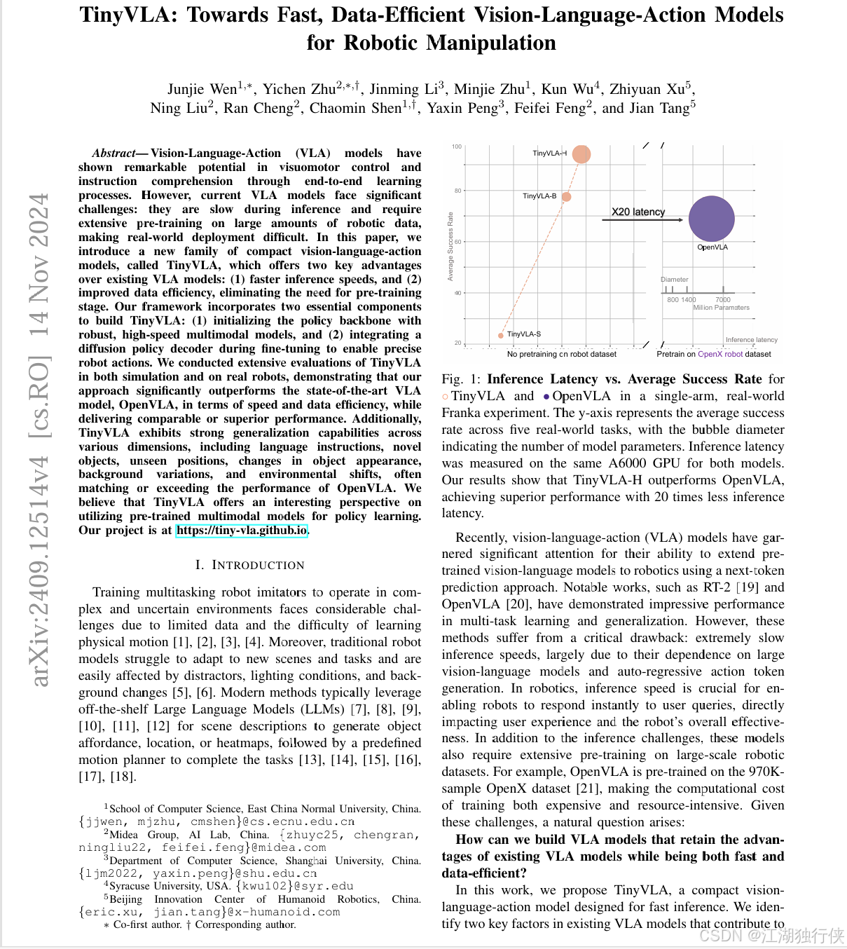 TinyVLA----具身智能的学习-CSDN博客