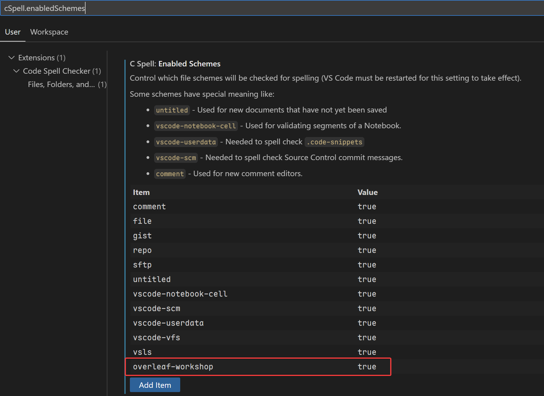 【Vscode+Overleaf】Overleaf Workshop 拼写检查失效问题解决_vscode overleaf workshop ...