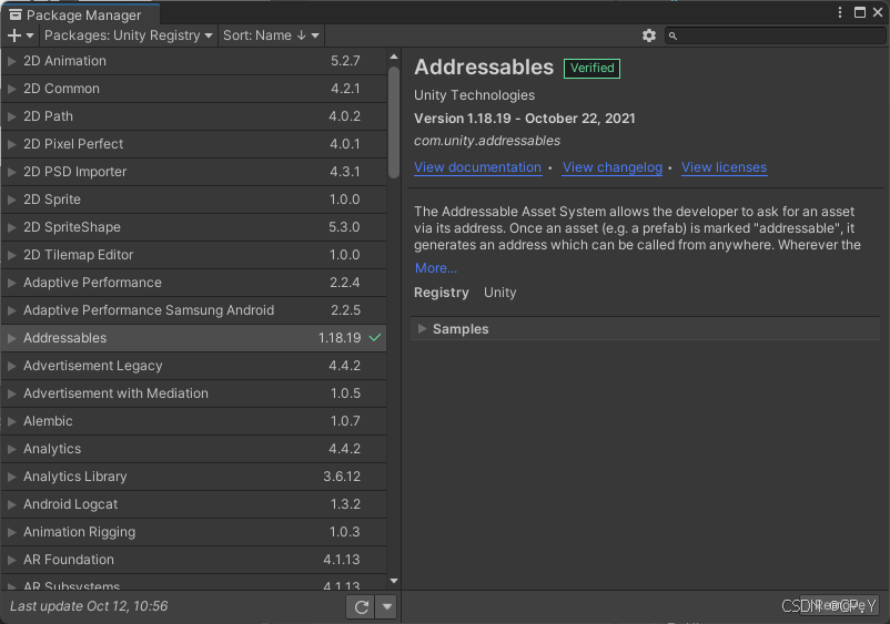 Unity开发微信小游戏，使用Addressables管理游戏资源（本地进行远程测试）_unity 微信小游戏 addressable-CSDN博客