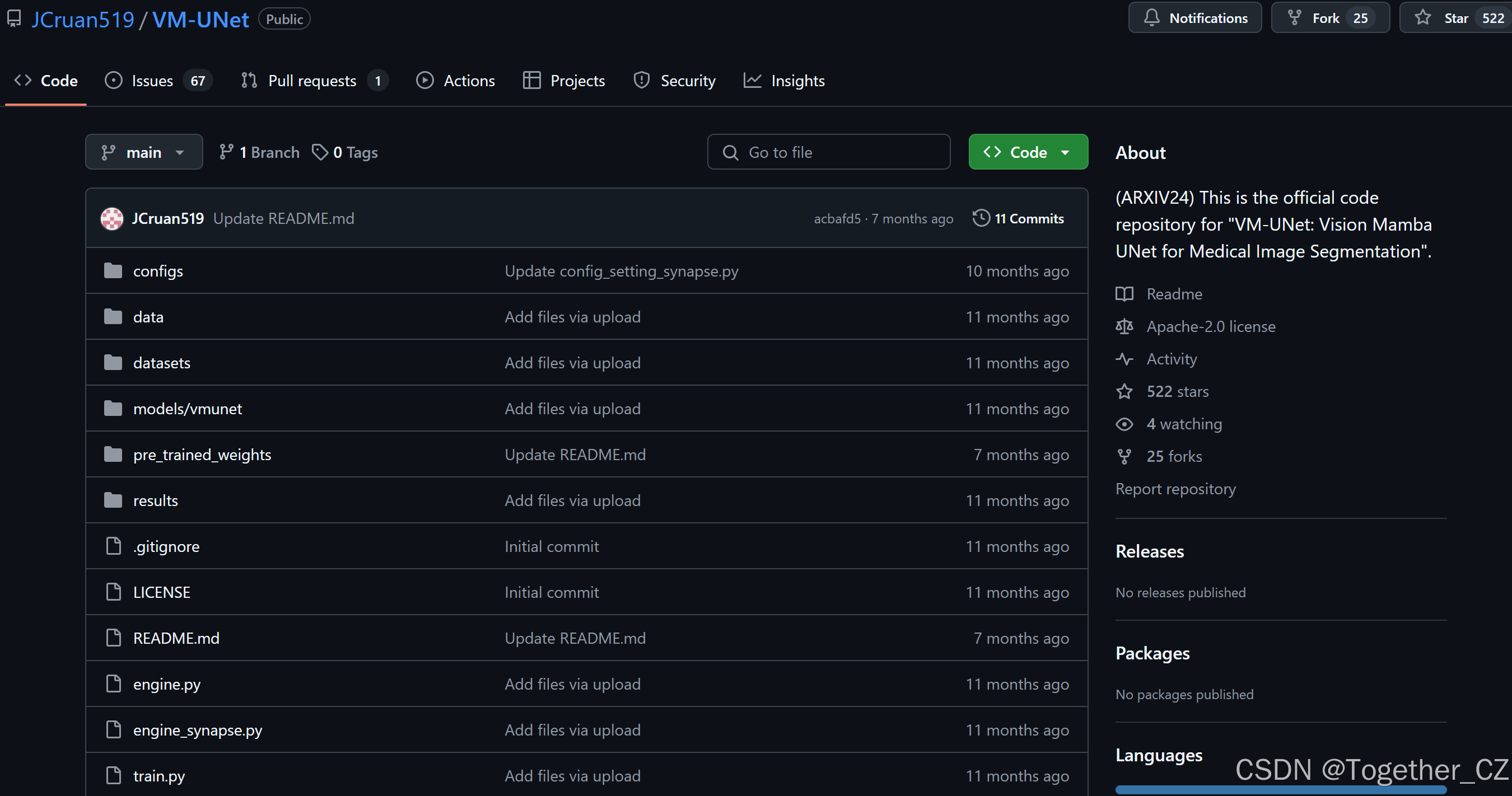 VM-UNet: Vision Mamba UNet for Medical Image Segmentation——用于医学图像分割的视觉Mamba UNet-CSDN博客