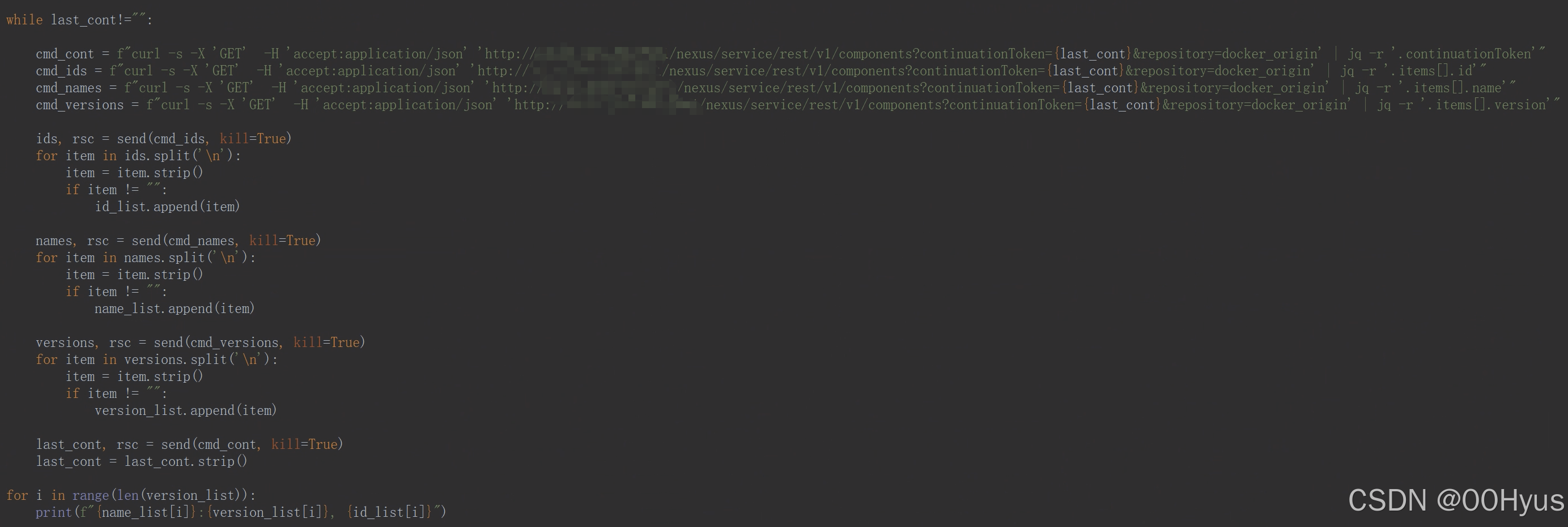 Nexus3 Docker 仓库中通过 v1 API 和 curl 命令查找、删除镜像_nexus curl api接口-CSDN博客