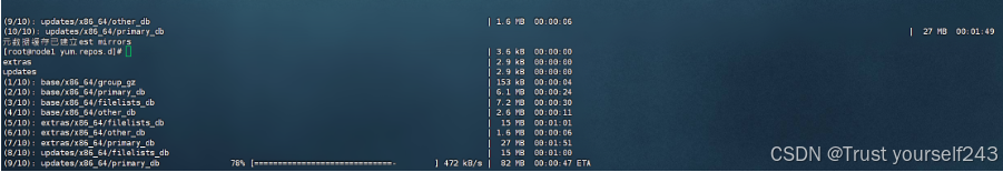 CentOS7里面yum命令出现问题_loading mirror speeds from cached hostfile could n-CSDN博客