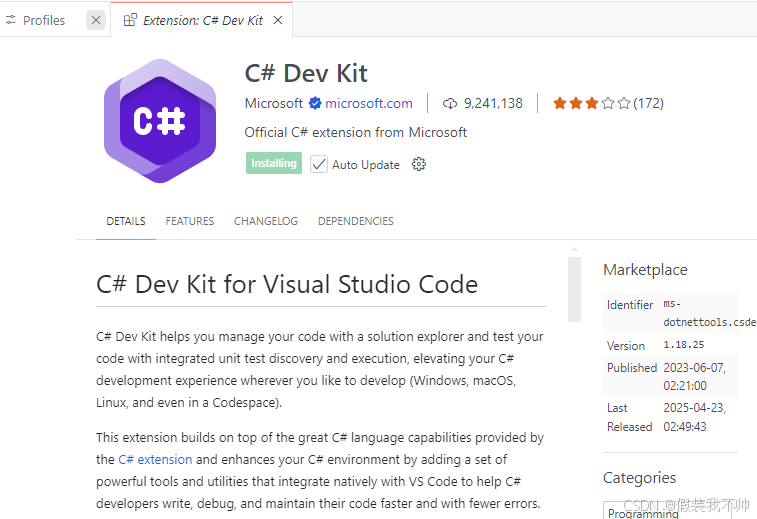 vscode开发C#_c# dev kit-CSDN博客