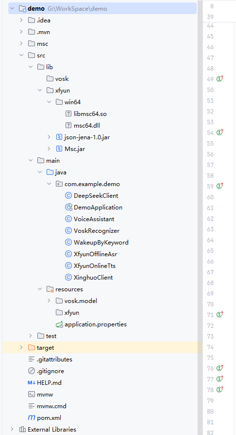 Java中使用（VOSK唤醒+VOSK语音识别+星火/DeepSeek大模型+讯飞语音合成）实现智能语音问答_语音识别_m0_62303315-九章云极普惠算力