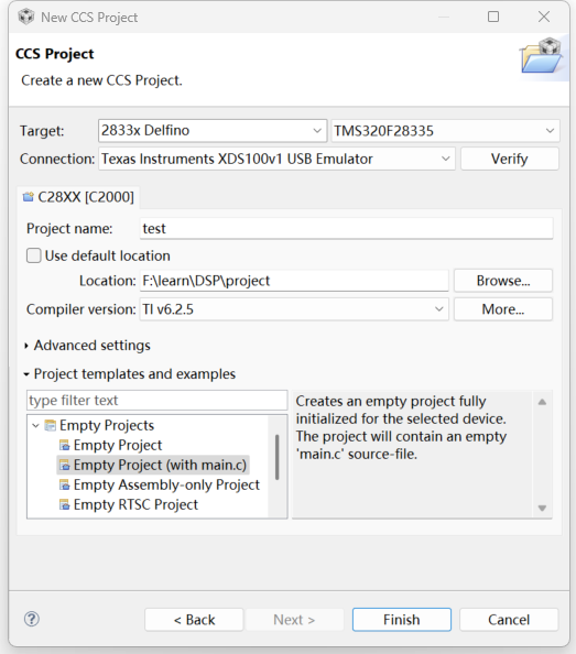 DSP的基础平台搭建_inphi dsp开发板 csdn-CSDN博客