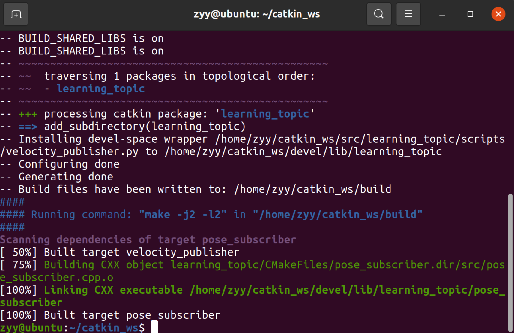 Ros笔记2——订阅者subscriber的编程实现（c实现和python实现）rospysubscriber Csdn博客