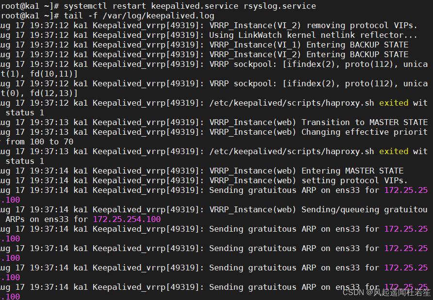 高可用集群KEEPALIVED_keepalived官方文档-CSDN博客