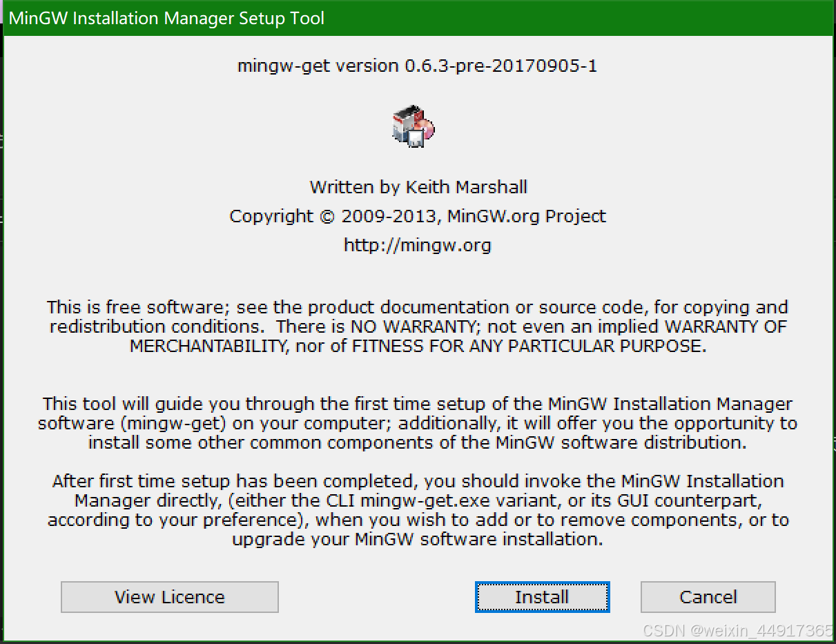 软件安装—MinGW-CSDN博客
