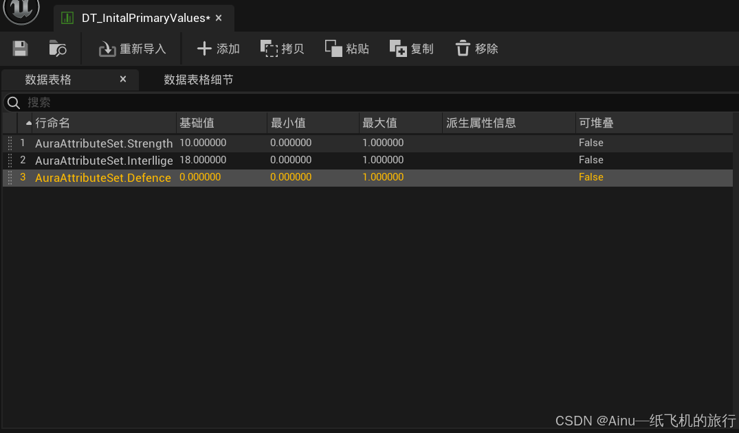 创建属性(UE5_GAS_个人笔记)_ue gas 蓝图attribute-CSDN博客