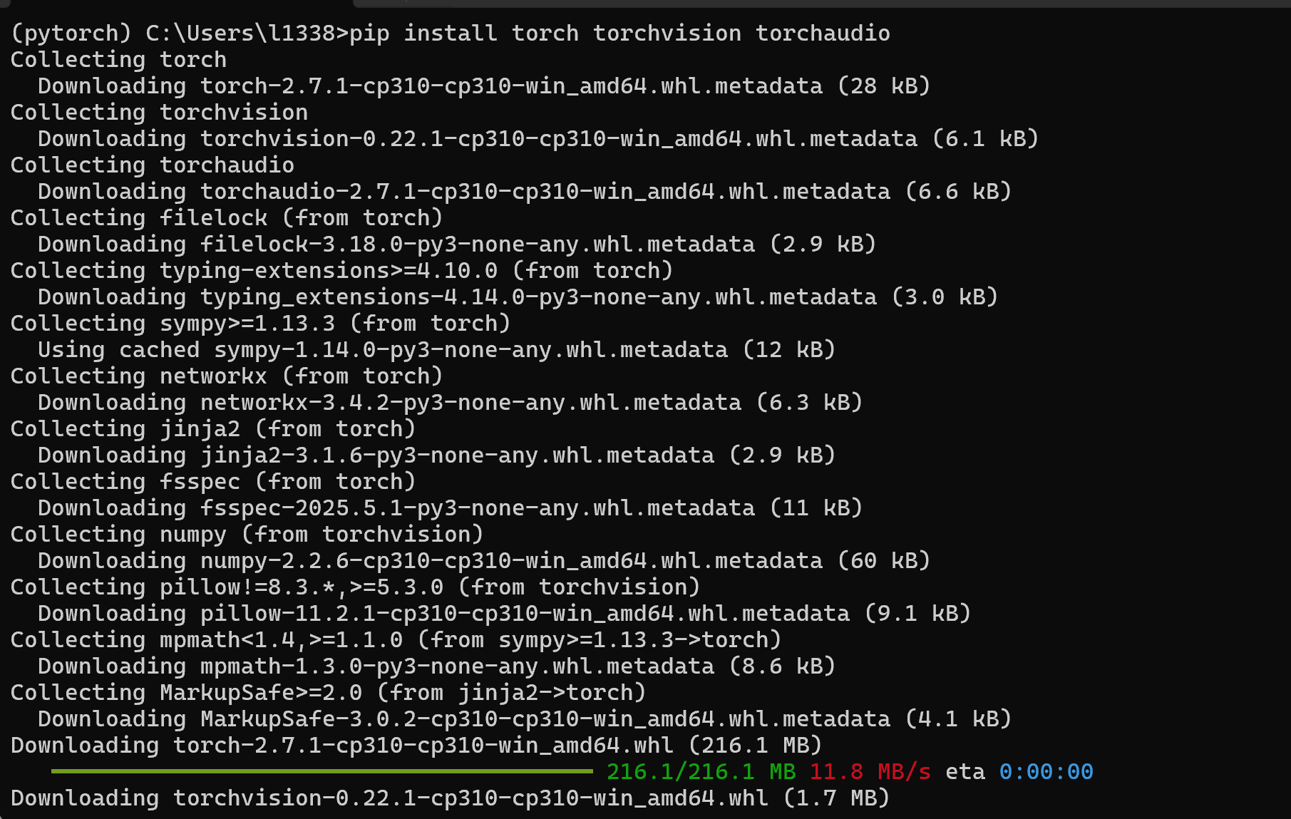 Pytorch的安装（CPU版本）_安装cpu版本的pytorch-CSDN博客