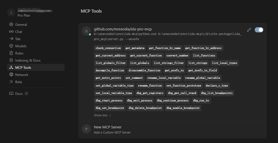 【ida-pro-mcp】如何使用ida-pro-mcp进行动态分析_ida-pro-mcp --install-CSDN博客
