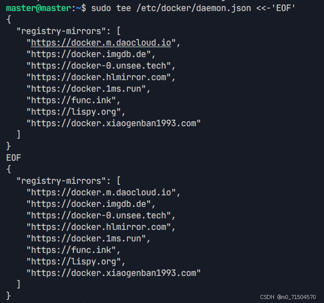 docker镜像加速配置_daemon.json配置-CSDN博客